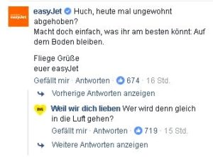 Slogan-Schlacht: BVG schlägt easyJet ein paar neue Sprüche vor